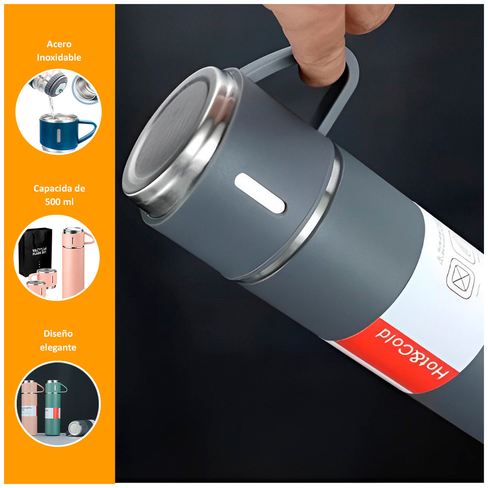Termo Vacuum 4 Piezas de 500ml