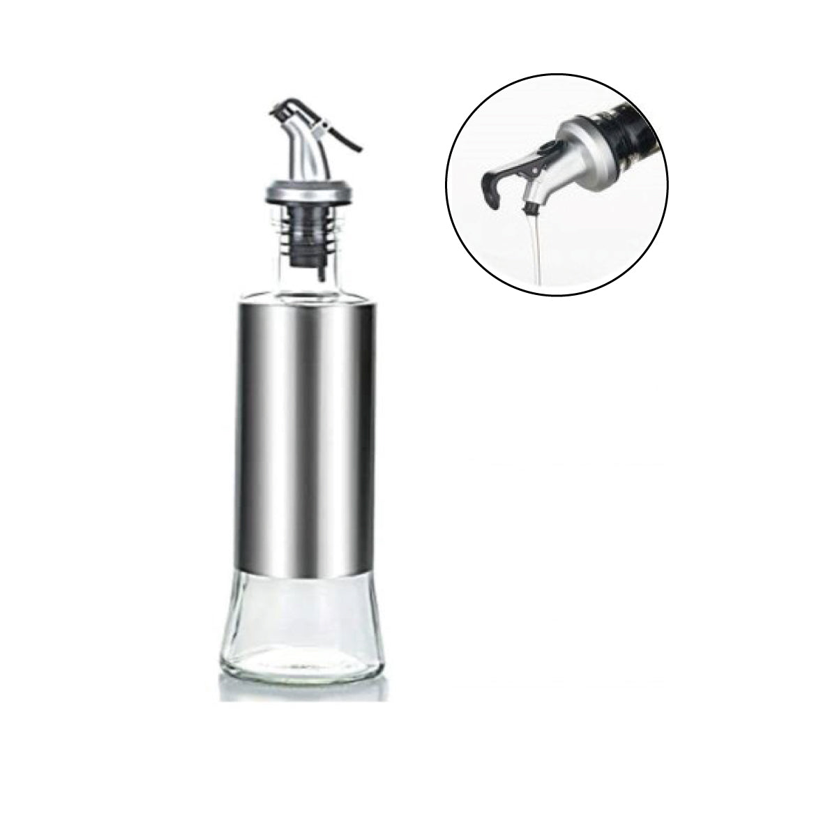 Dispensador de Aceite Cubierta Acero Inox 500ML