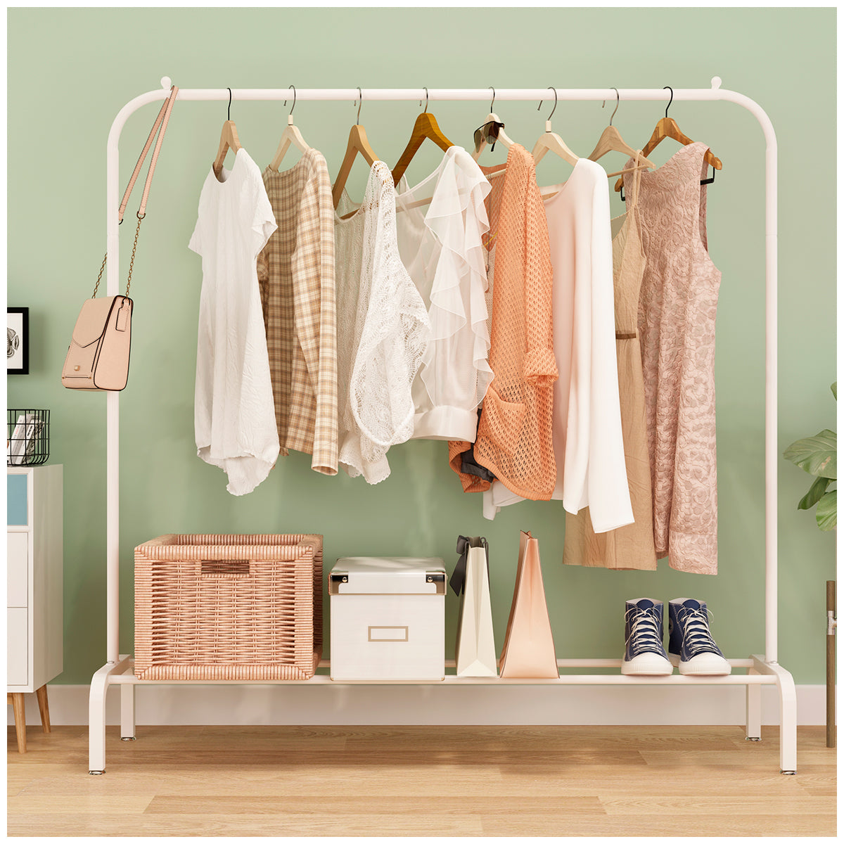 Perchero Organizador de Ropa con Base