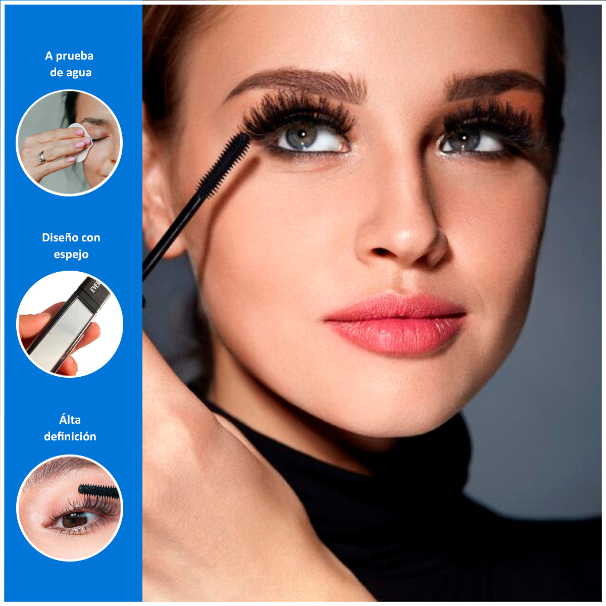 Rimel Doble Efecto Waterproof con Espejo