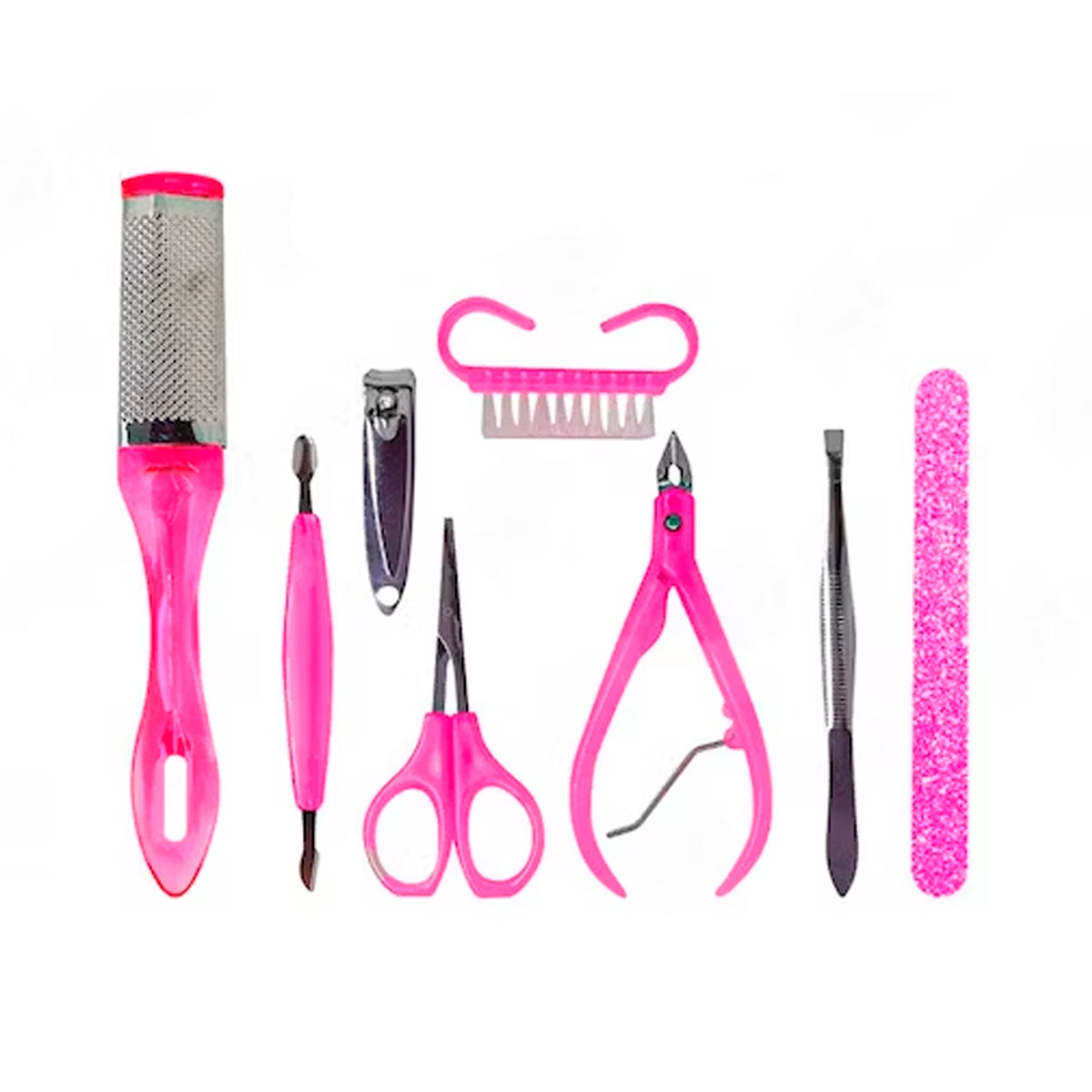 Set Completo de Uñas 8 Piezas Colores Varios