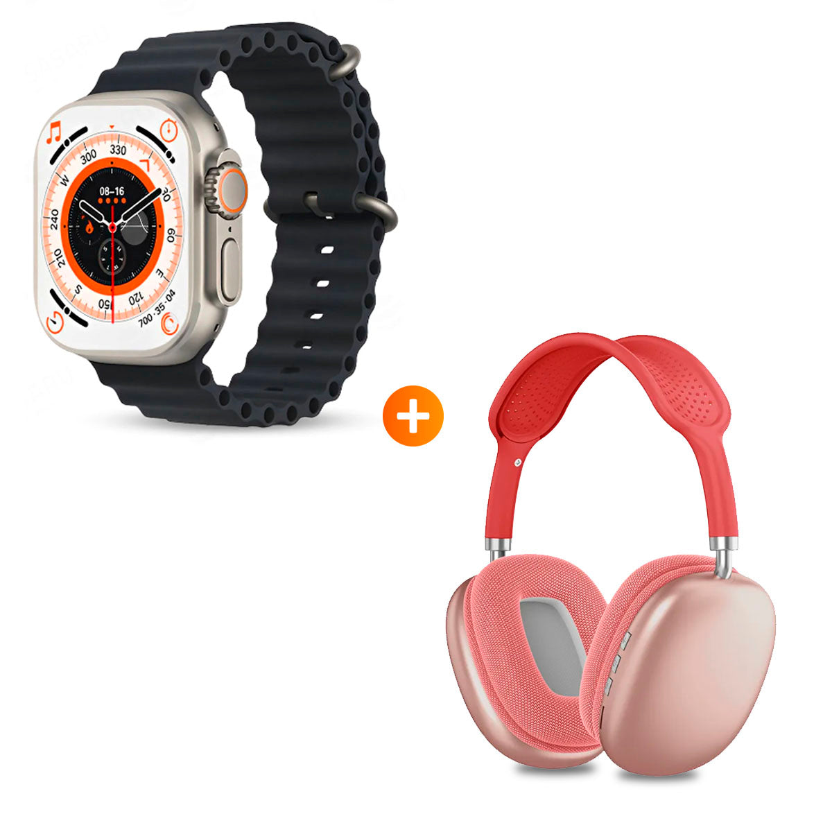 Smartwatch T900 Ultra + Audífonos P9 Pro Max